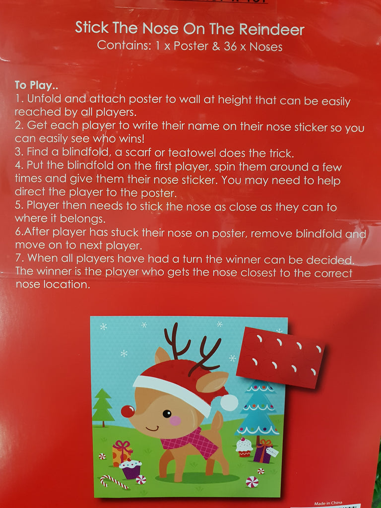 Stick the nose on the reindeer game – The Party Shack