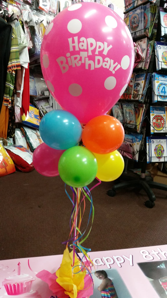 Balloon stand centrepiece – The Party Shack