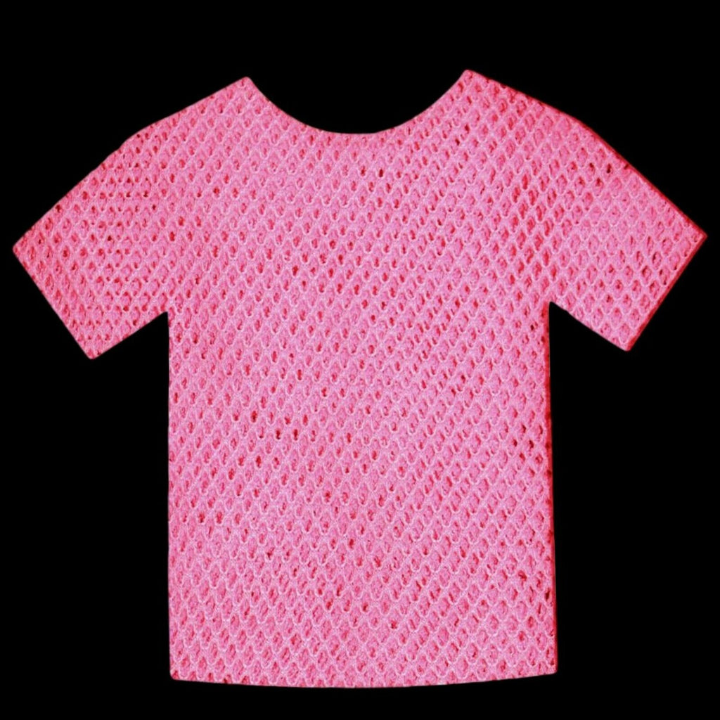 Fishnet 80's Top Neon Pink – The Party Shack