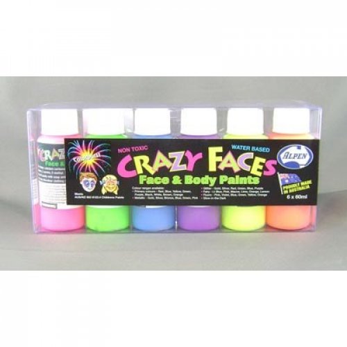 Face Paint Kit (Alpen) - Fluro/Neon – The Party Shack