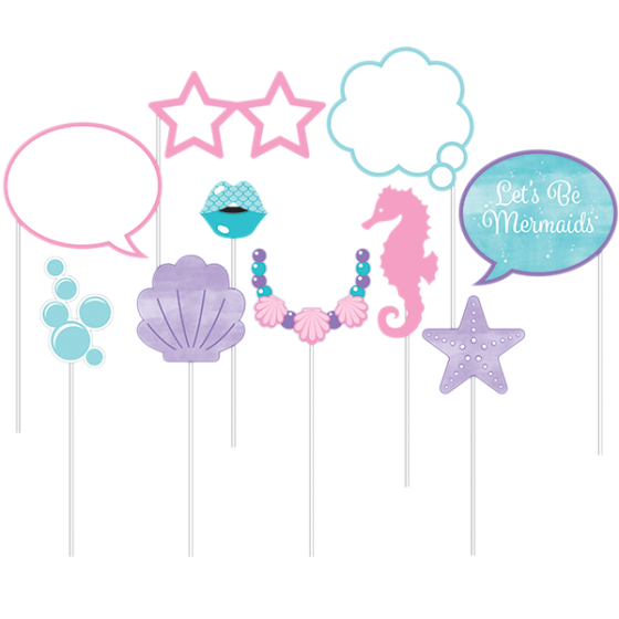 Mermaid Photo Props – The Party Shack