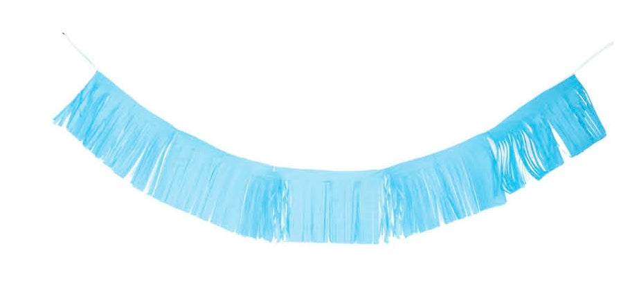 Paper Fringe Garland Pale Blue – The Party Shack