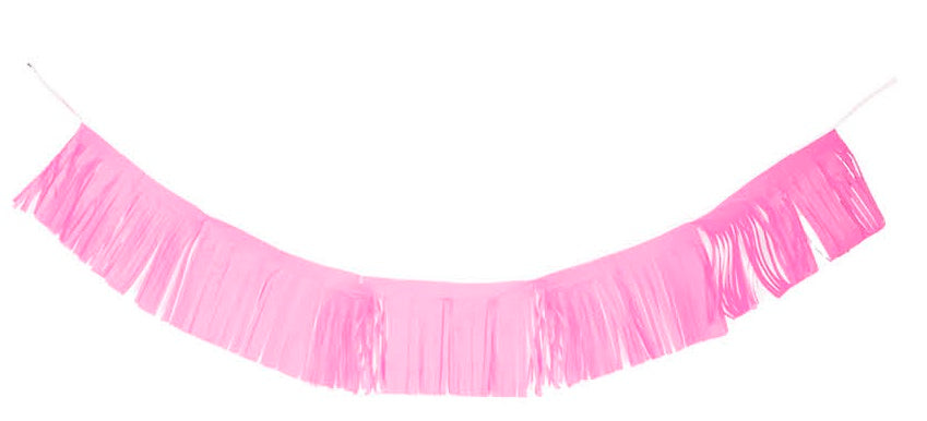 Paper Fringe Garland Pale Pink – The Party Shack