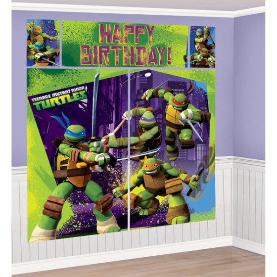 TMNT Backdrop - wall decorating kit – The Party Shack