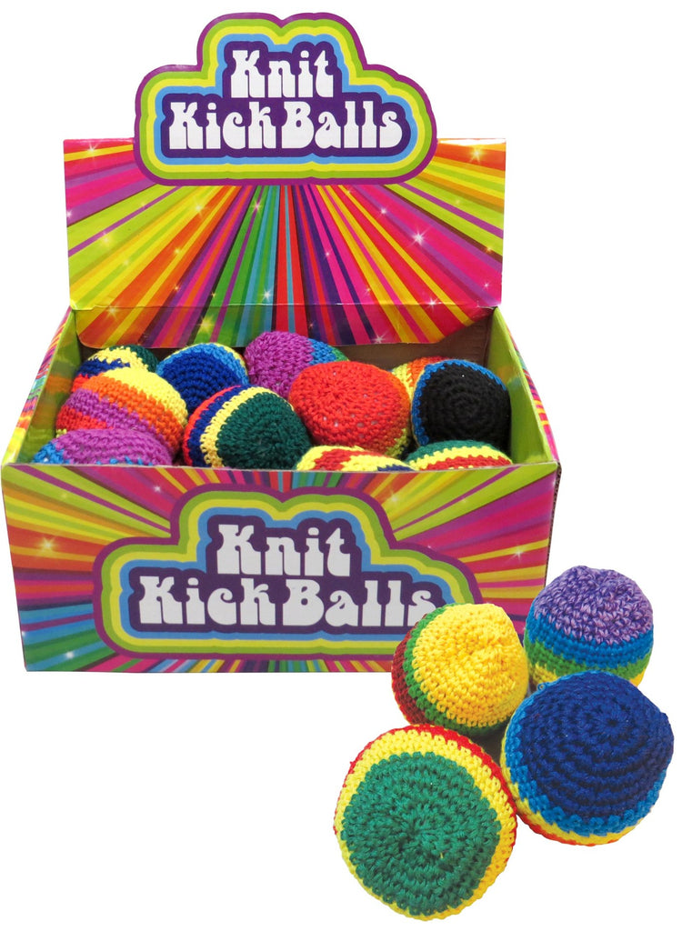 Knitted Kick Ball - Hacky Sack 2 pack – The Party Shack