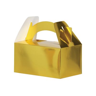 Metallic Gold Lunch Boxes Pack 5 – The Party Shack