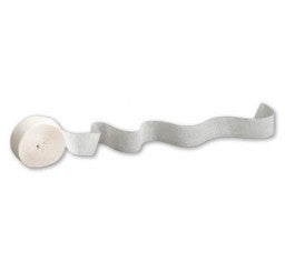 White Crepe Streamer Roll – The Party Shack
